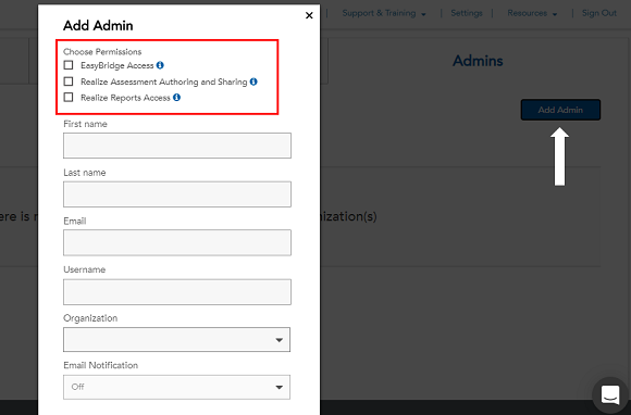 Manage Administrators
