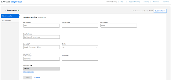 Create, Delete, and Suspend Users
