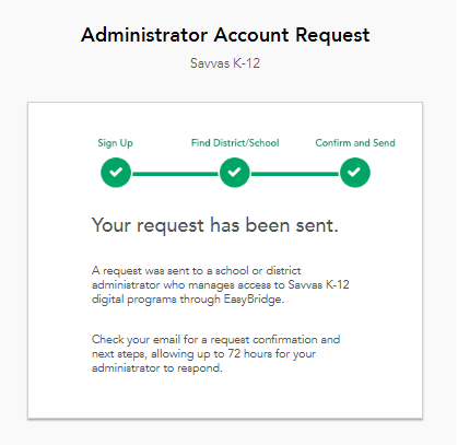 Request an Admin Account