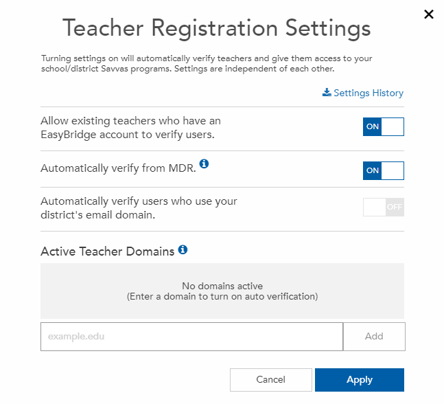 Teacher Self-Registration Overview