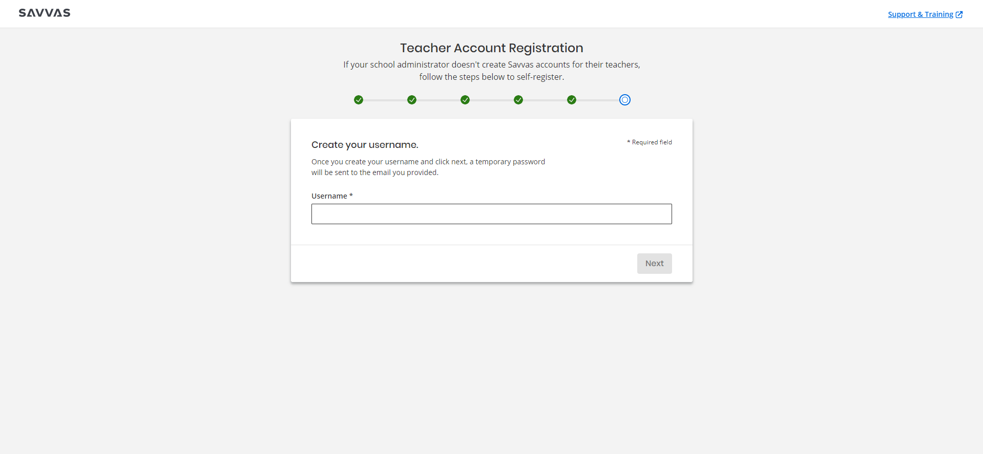 Teacher Steps for Self-Registration with High Administrator Support