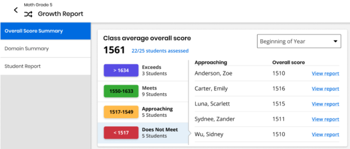 Overall Score Summary