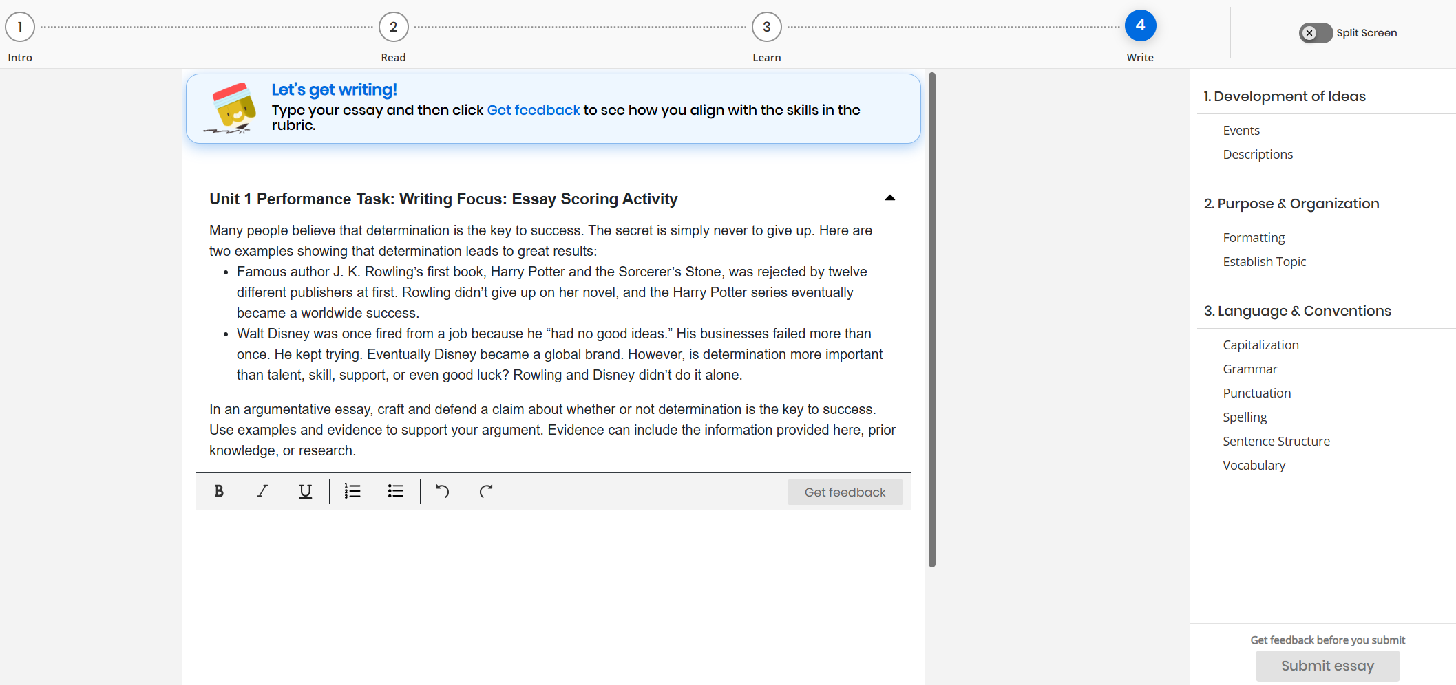 Complete a SavvyWriter Assignment