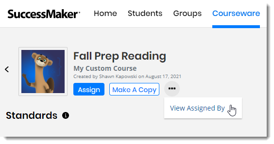 View Teachers Who Have Assigned Your Course